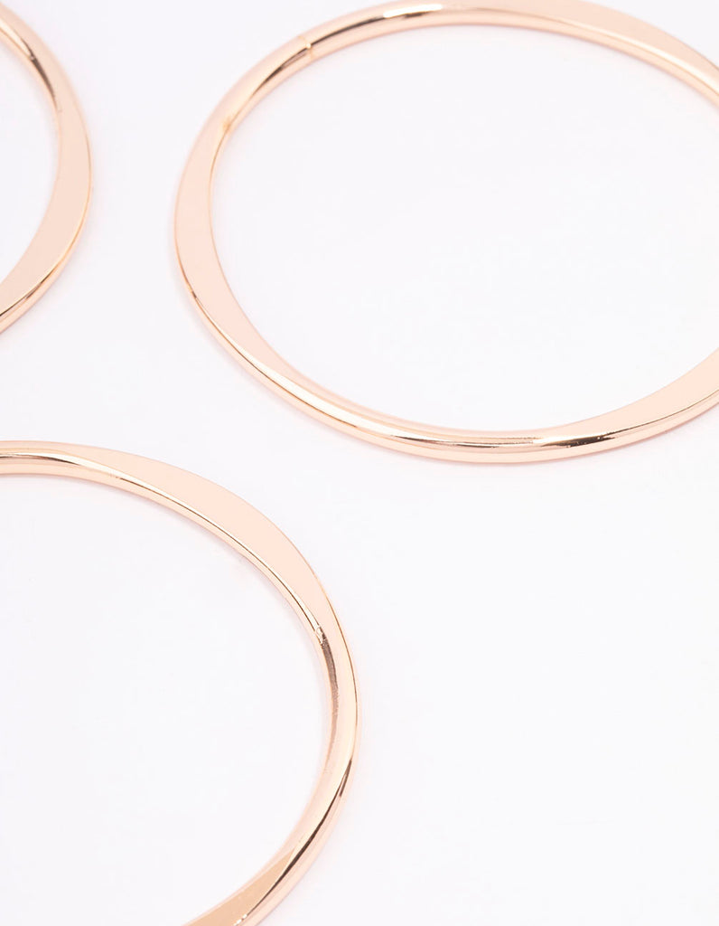 Gold Smooth Organic Bangle 3-Pack - Lovisa