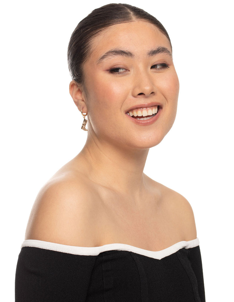 Gold Diamante Cowboy Boot Earrings - Lovisa