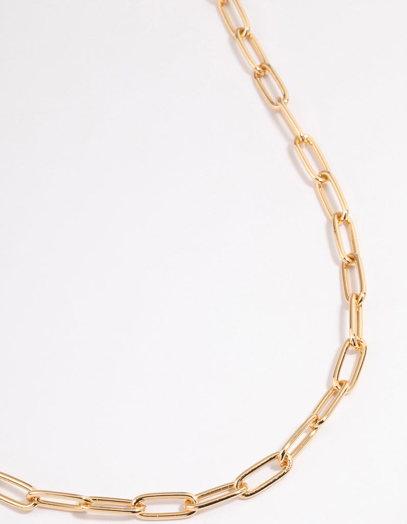 Gold Classic Pin Chain Necklace - Lovisa