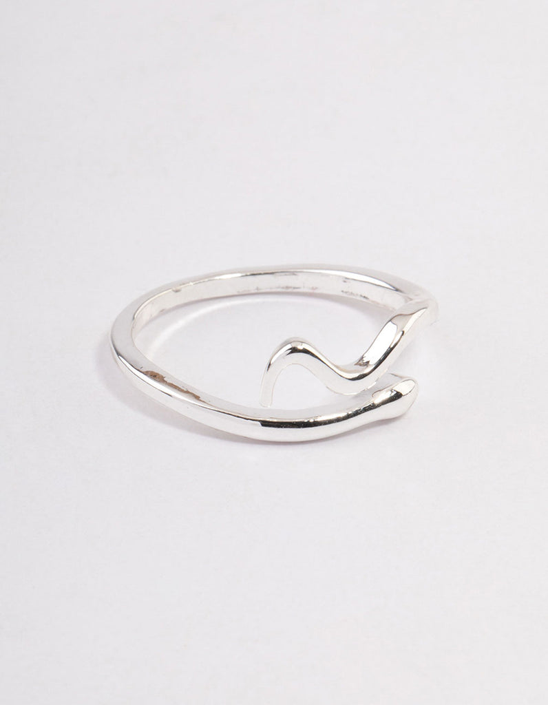 Silver Plated Mini Snake Ring - Lovisa