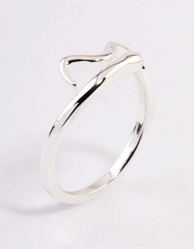 Silver Plated Mini Snake Ring - Lovisa