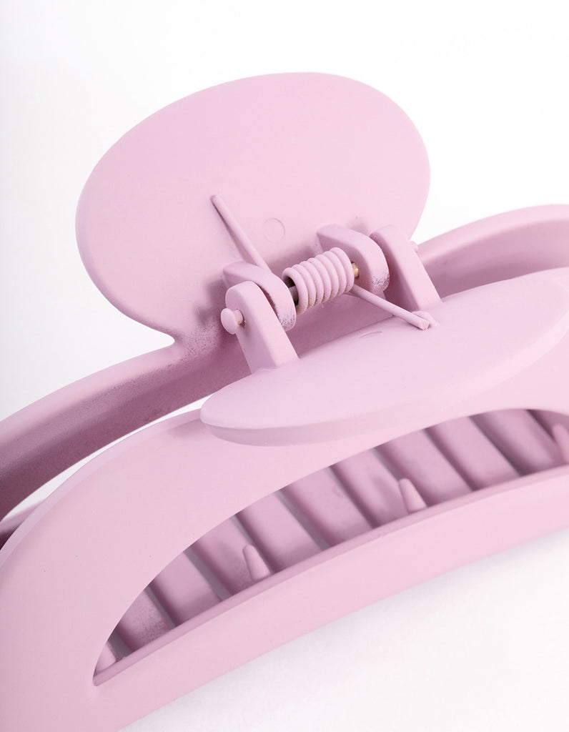 Purple Matte Curved Claw Clip - Lovisa