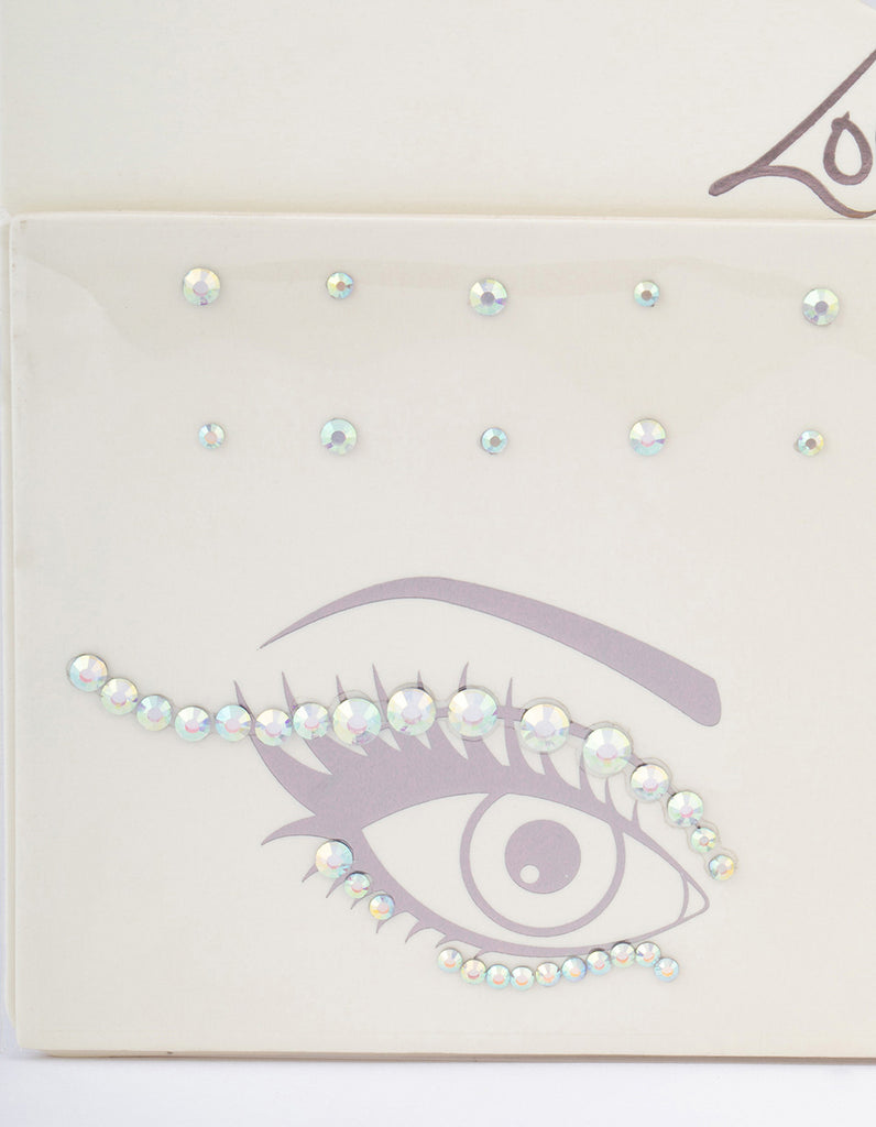 Acrylic Simple Strand Face Jewels - Lovisa