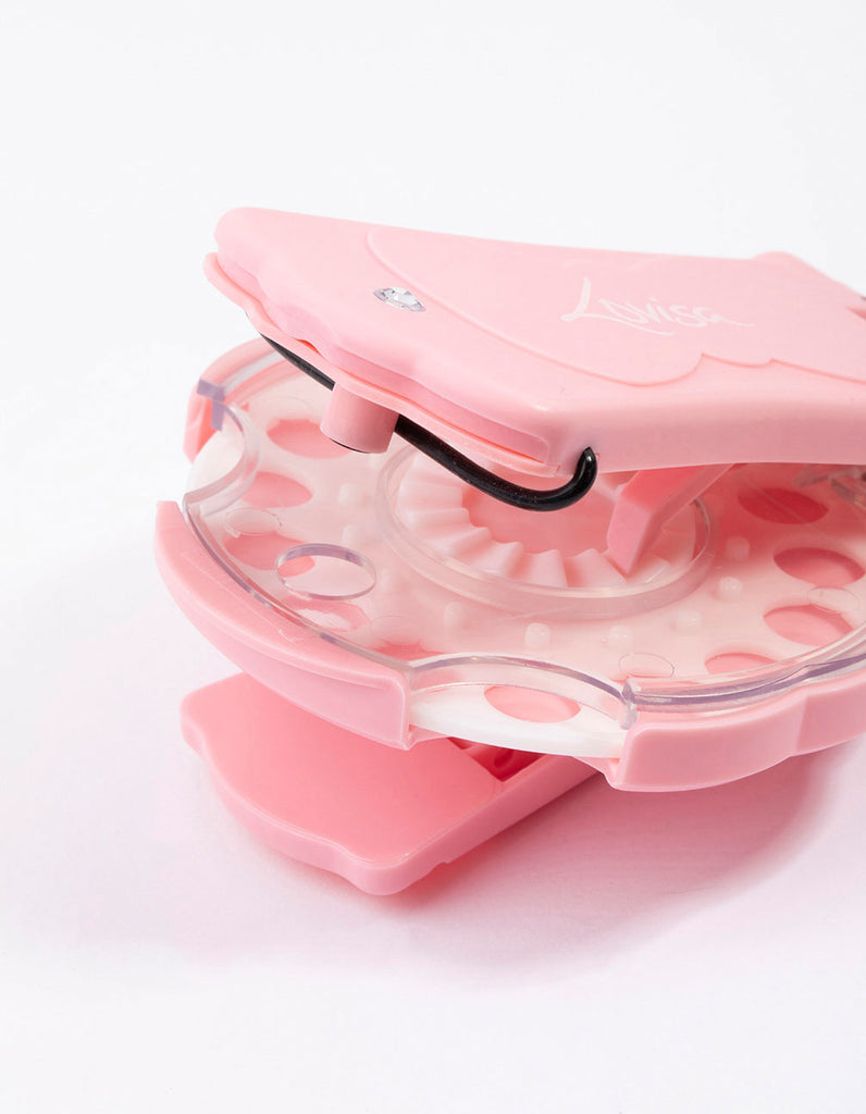 Light Pink Hair Bedazzle Set - Hair Gem Stamper Machine & Refill 10-Pa ...