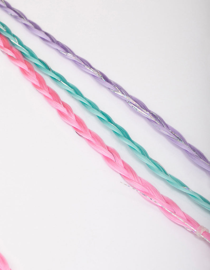 Kids Pastel Braided Bunny Hair Extension Clip - Lovisa