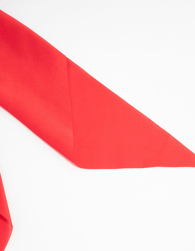 Red Fabric Drop Bow Clip - Lovisa