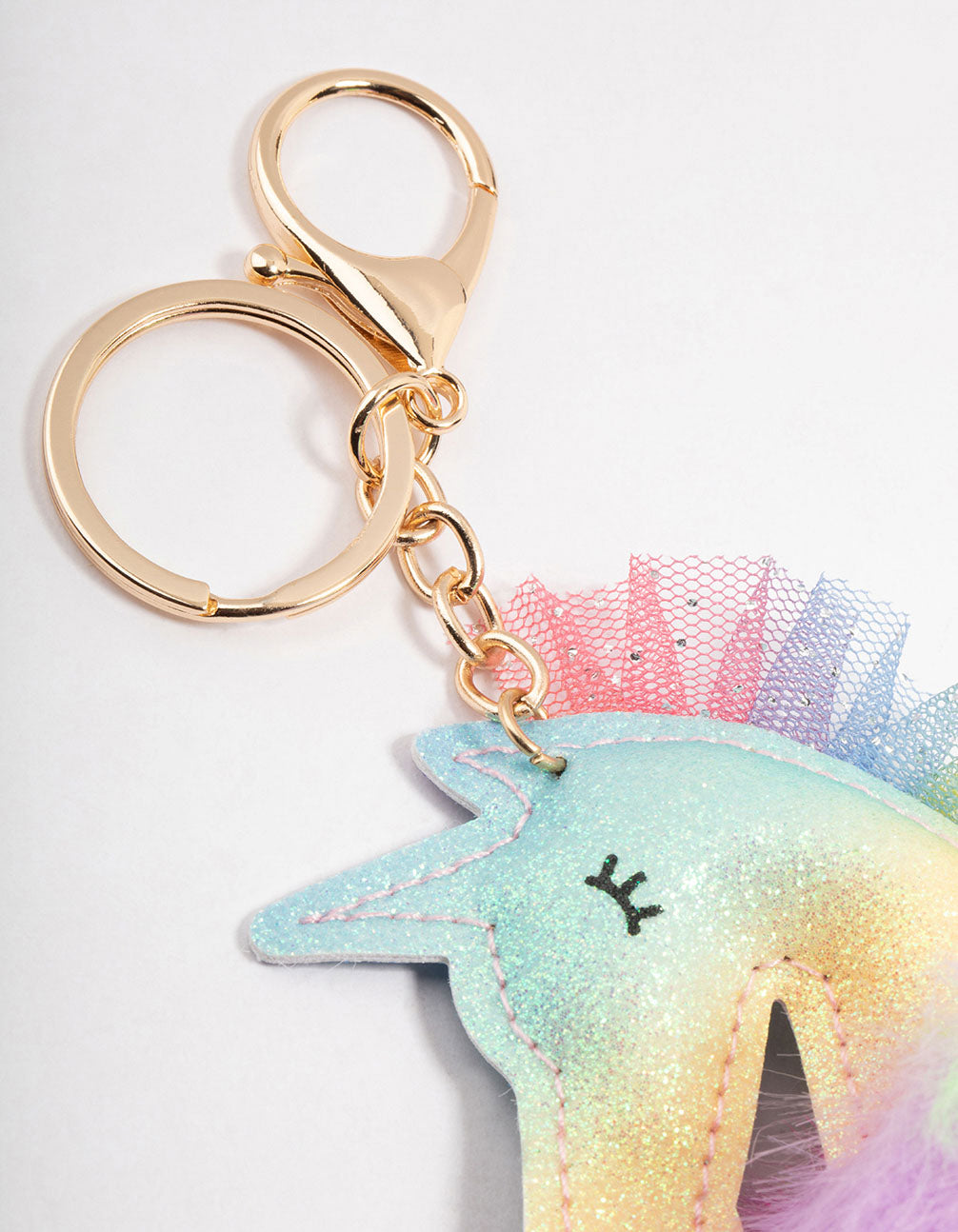 Kids Mixed Rainbow Unicorn Keyring - Lovisa
