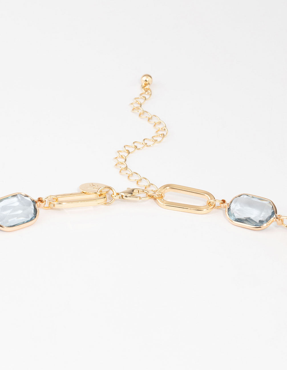Gold Organic Stone Station Necklace - Lovisa