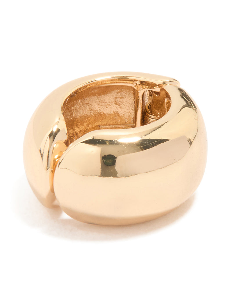 Gold Thick Round Ear Cuff - Lovisa