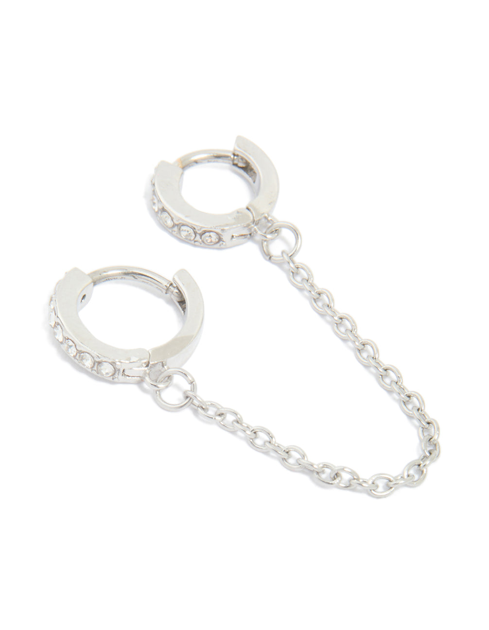 Surgical Steel Chain Double Piercing Clicker Earring - Lovisa
